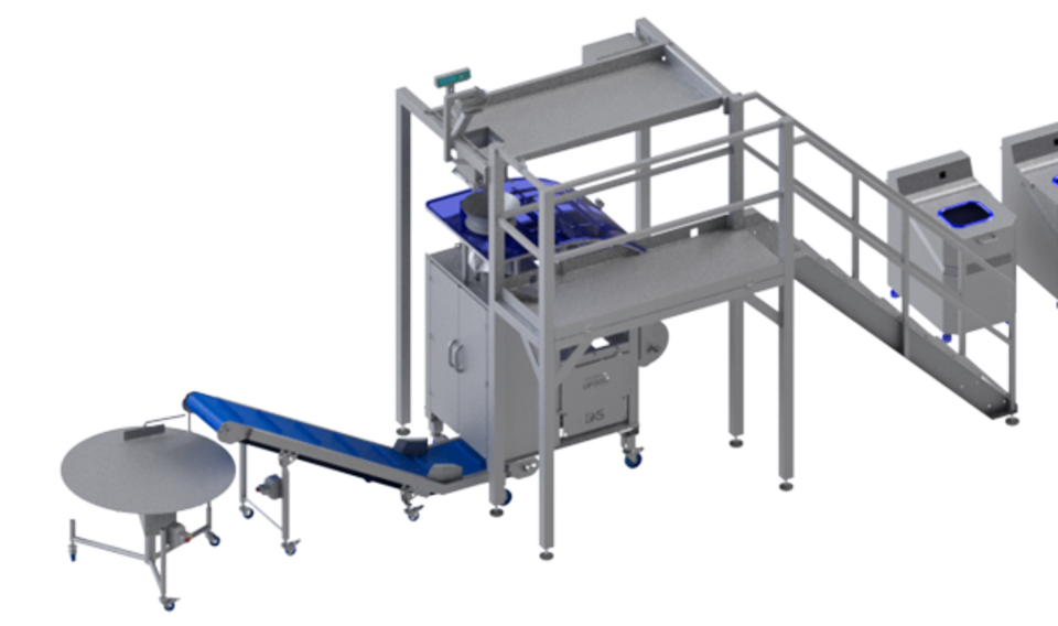 Lettuce processing & packaging line – KRONEN | KRONEN GmbH