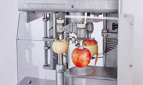 AS 6 apple peeling & slicing machine – KRONEN | KRONEN GmbH