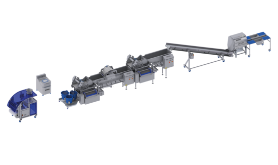 Processing lines for lettuce & vegetables – KRONEN | KRONEN GmbH