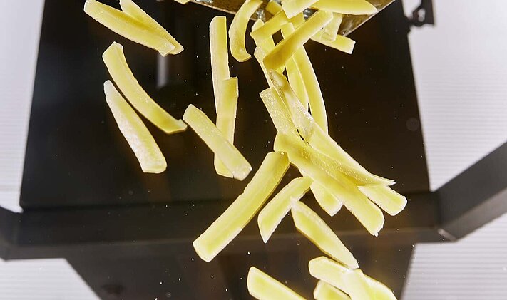 KUJ-V cube, strip & slice cutting machine | KRONEN GmbH