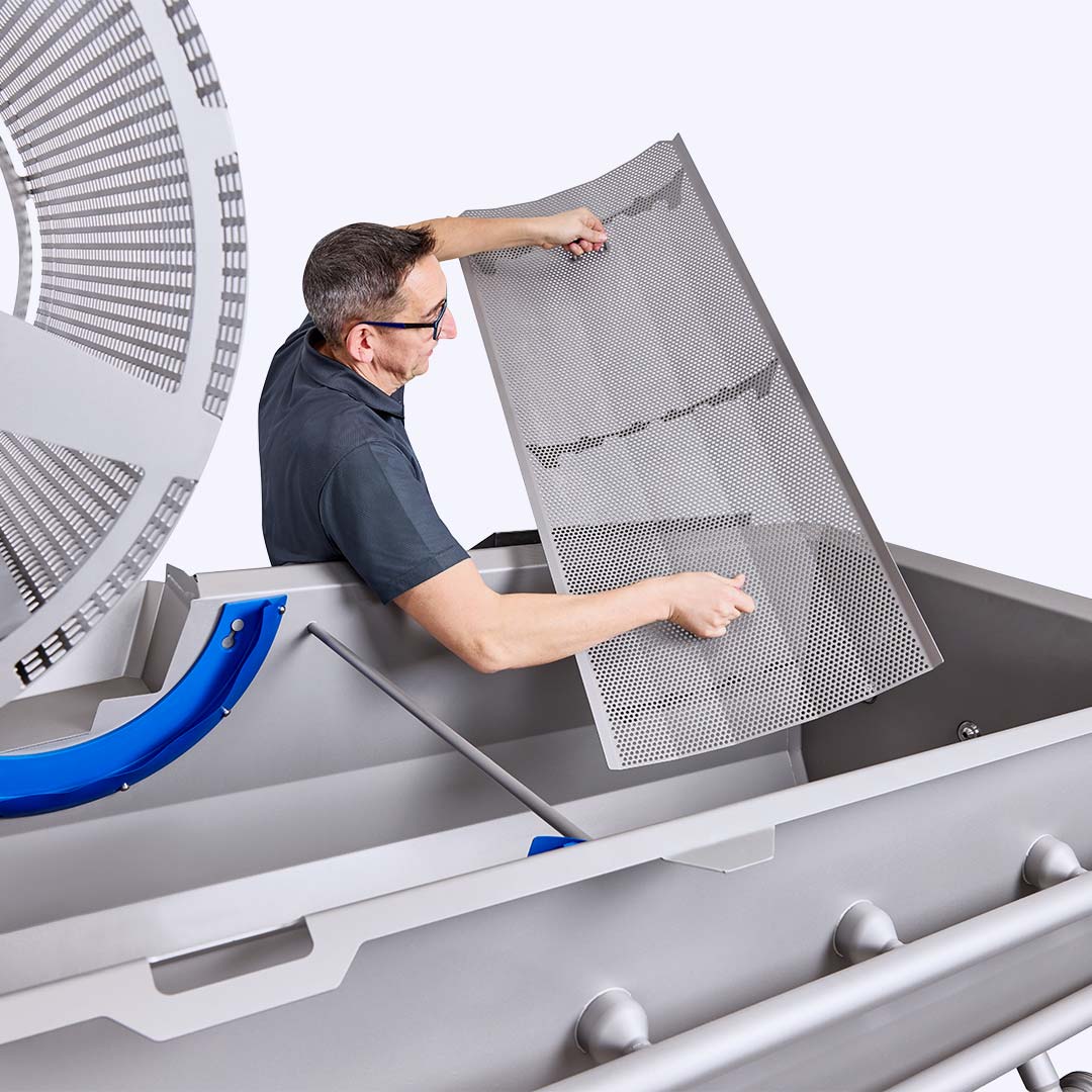 HEWA 4000 washing machine for e.g. lettuce, vegetables, fruit | KRONEN GmbH